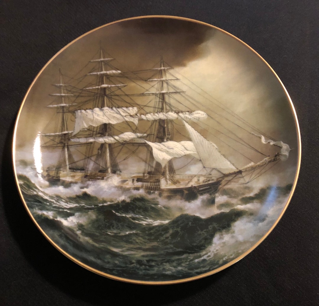 1981 the Great Clipper Ship Plate Collection by Leonard Pearce ...