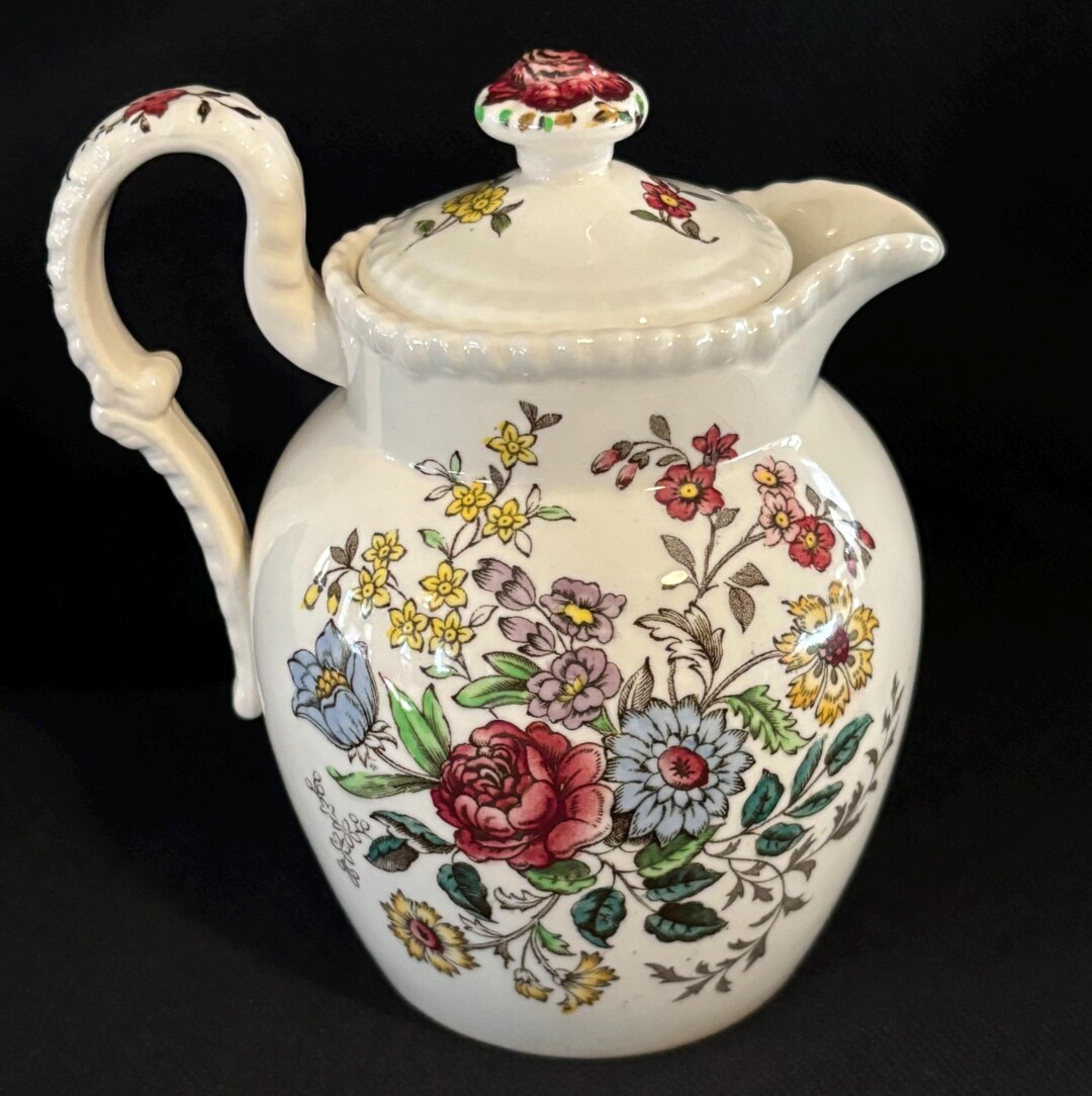 Vintage Copeland Spode Romney Pattern Syrup Pitcher Gadroon Shape - Etsy