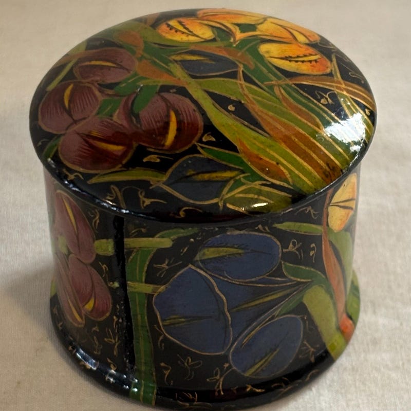 Kashmir Lacquer Box - Etsy
