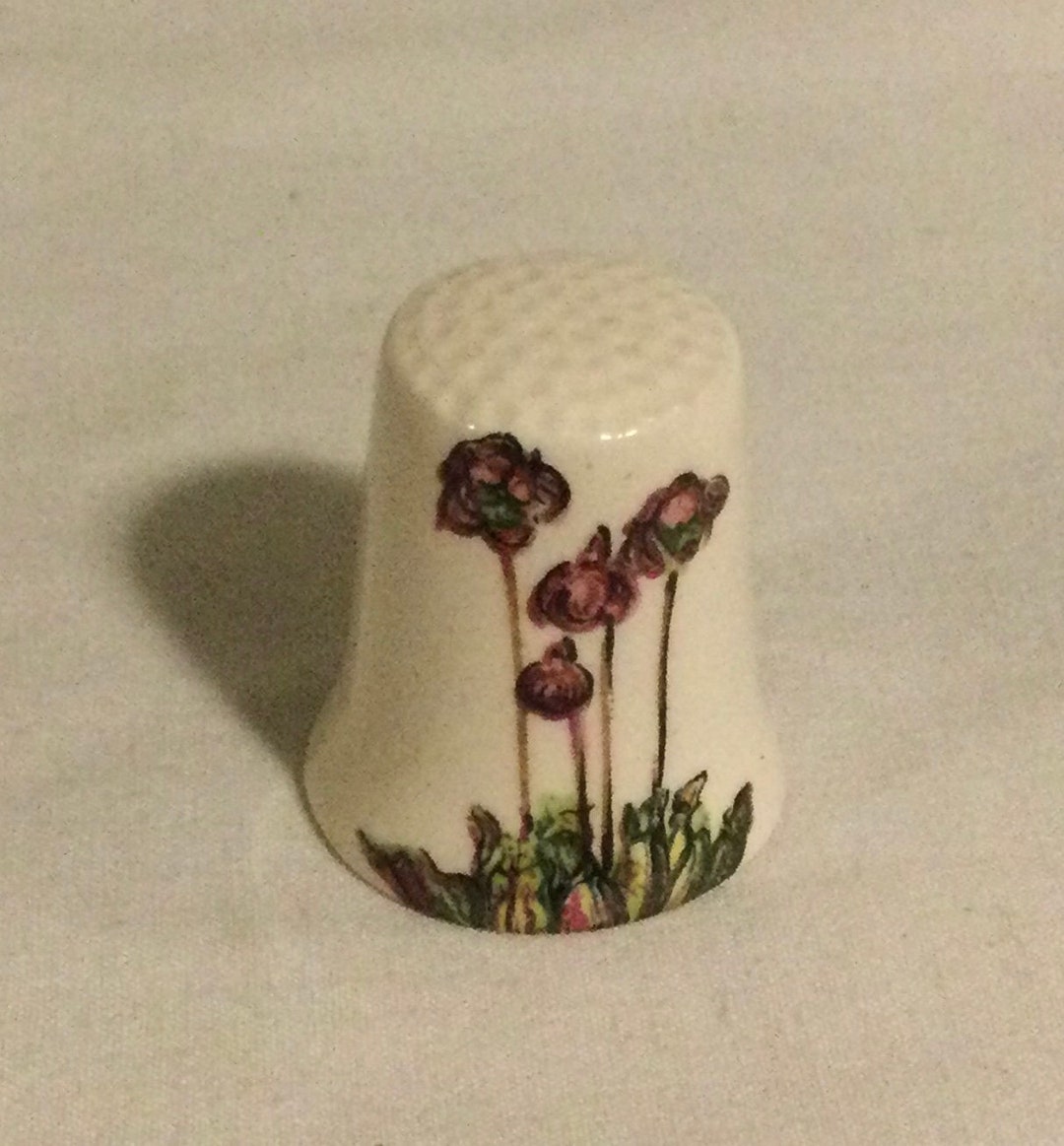 Vintage Souvenir of Newfoundland Canada Pitcher Plant Thimble - Etsy