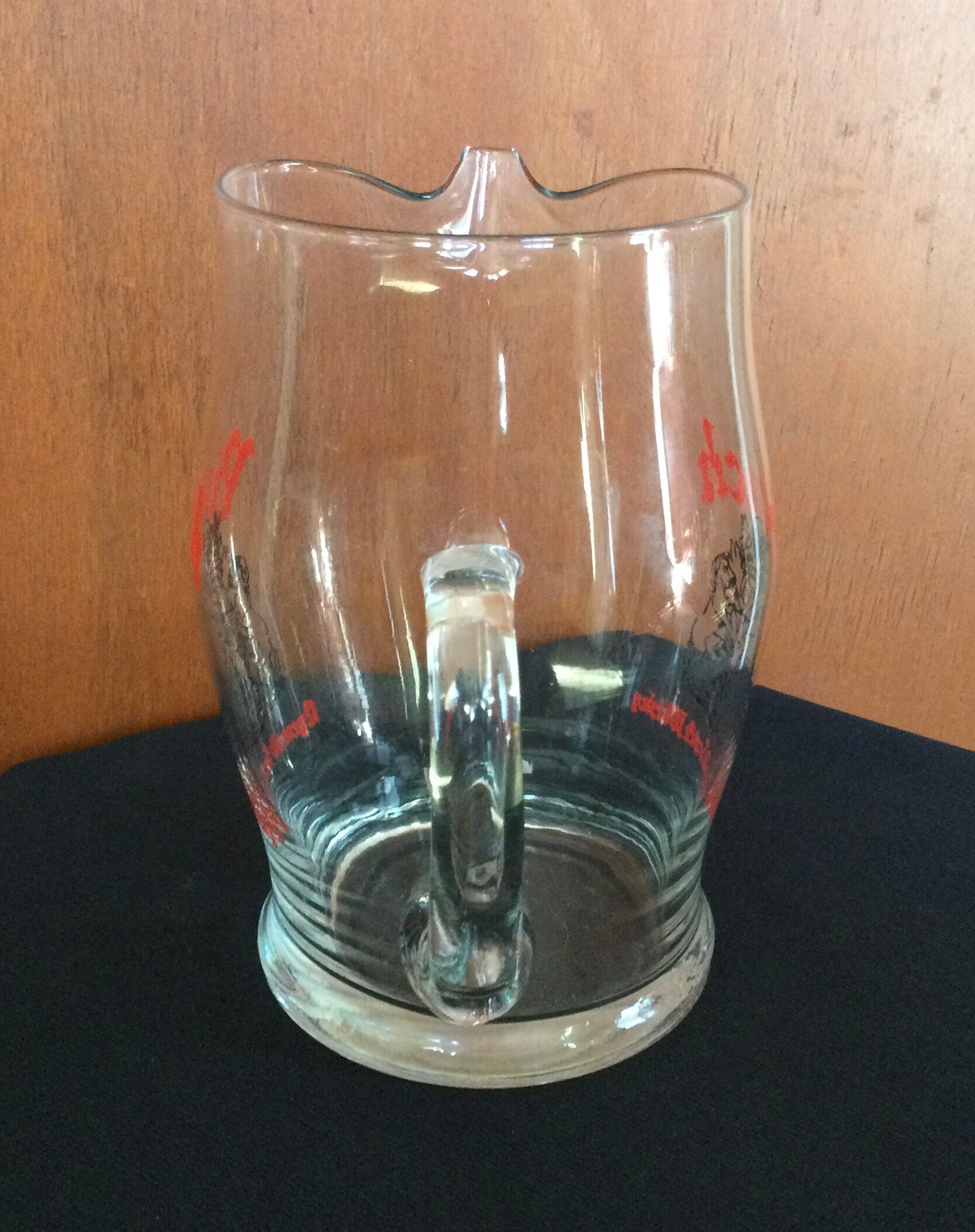 Vintage Pinch 12 Year Old Scotch Whiskey Clear Glass Pitcher | Etsy