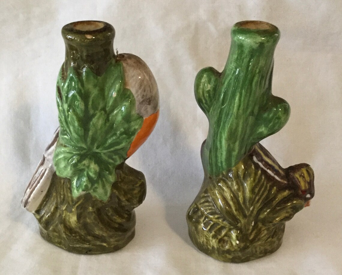 2 Figural 1971 Garnier Liqueurs Italian Art Pottery Bird - Etsy