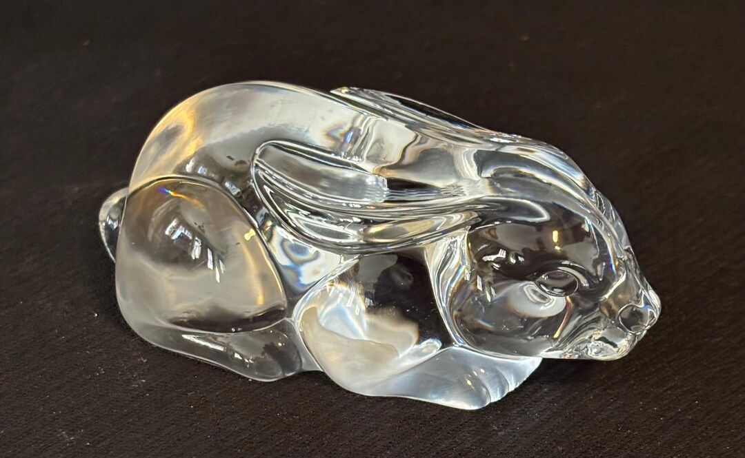 Vintage Princess House Crystal Rabbit Figurine Paperweight - Etsy