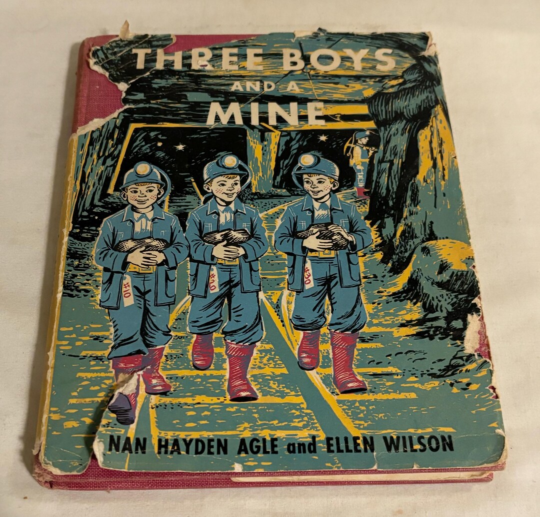 1954 Three Boys and a Mine by Nan Hayden Agle and Ellen Wilson ...