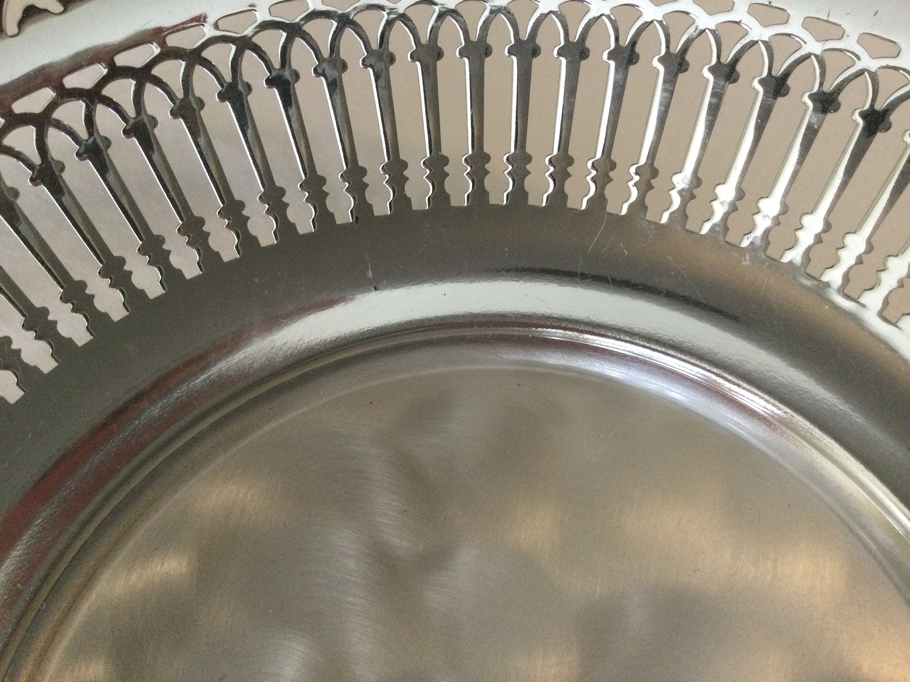 Vintage Wmf-ikora Pierced Pattern Silverplate Center Bowl | Etsy