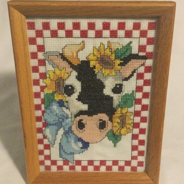 Cow Cross Stitch - Etsy