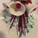 Antique Christmas Bells With Aluminum Leaf & Glass Bead Spike ...
