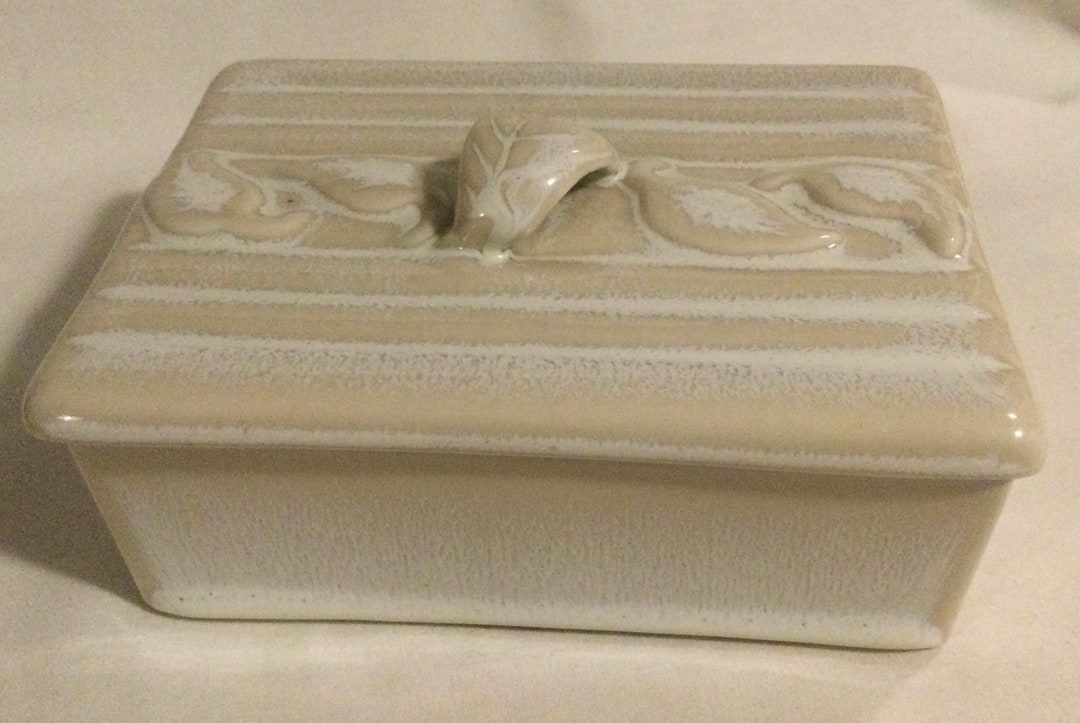 Vintage Art Deco Carillon China Lidded Cigarette Box - Etsy