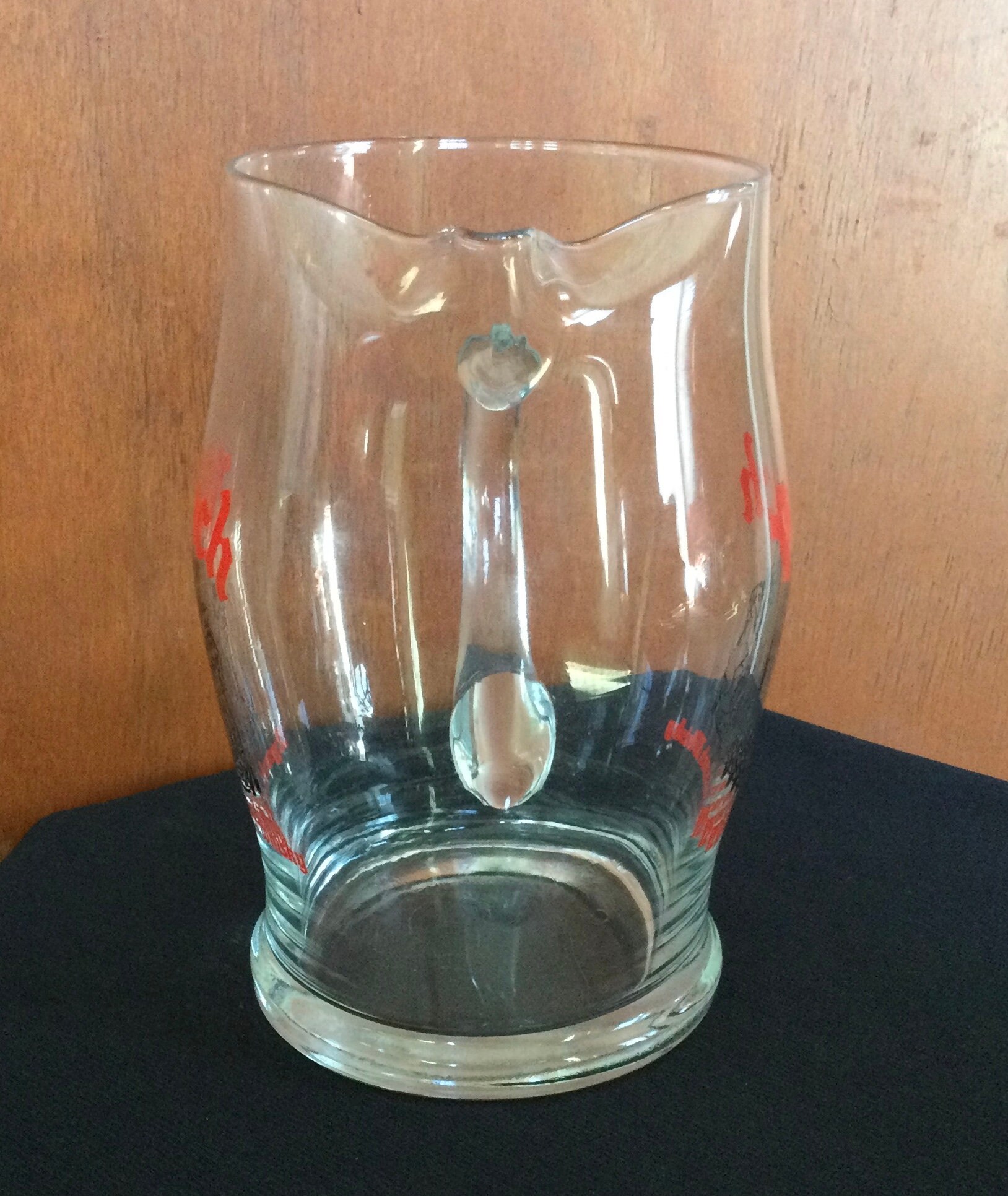 Vintage Pinch 12 Year Old Scotch Whiskey Clear Glass Pitcher | Etsy