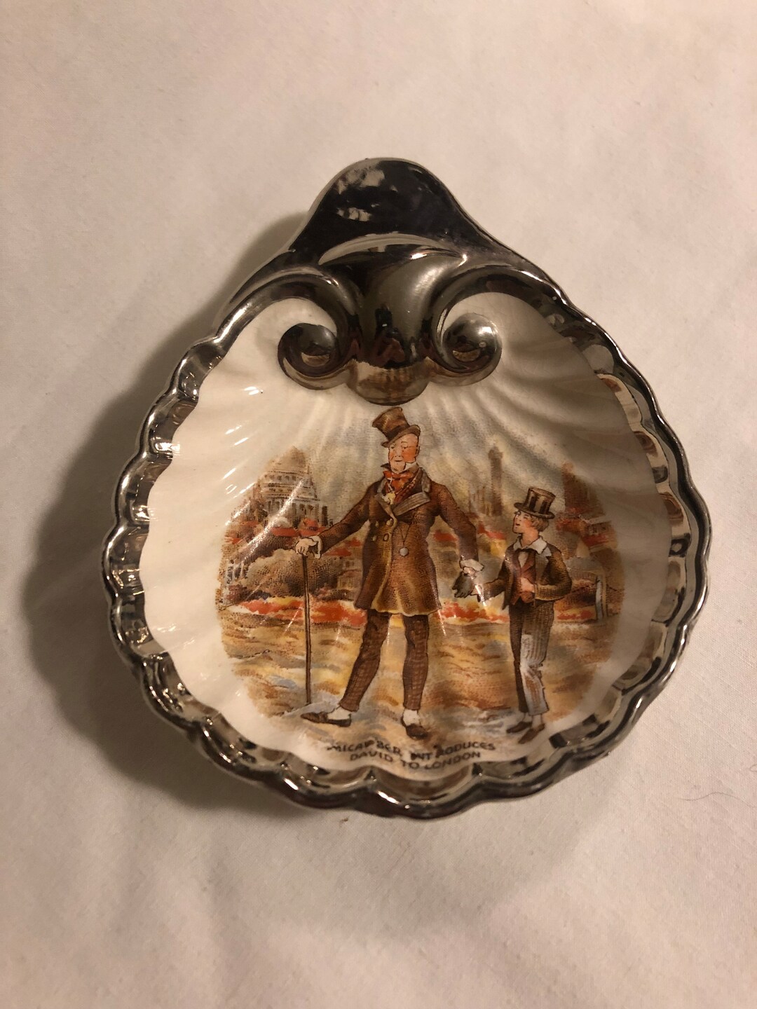 Vintage Lancaster Sandland English Ware David Copperfield Shell Shaped ...