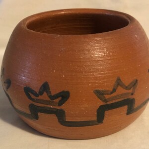 Vintage Indian City Anadarko Oklahoma Native American Crown Design Vase ...
