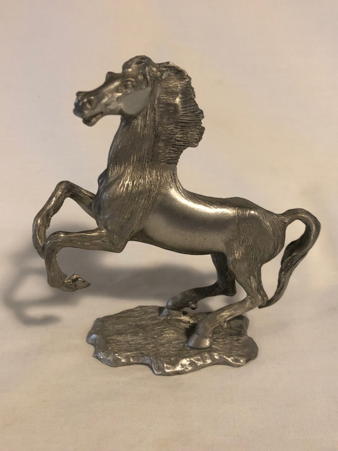 1981 Anson Pewter Horse Figurine - Etsy