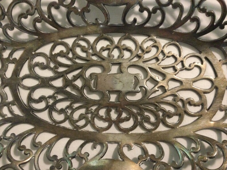Vintage Apollo Silver Co Open Work Quadruple Silverplate - Etsy