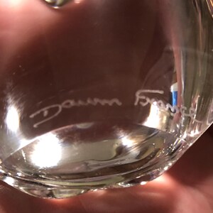 Vintage Daum France Crystal Owl Figurine - Etsy