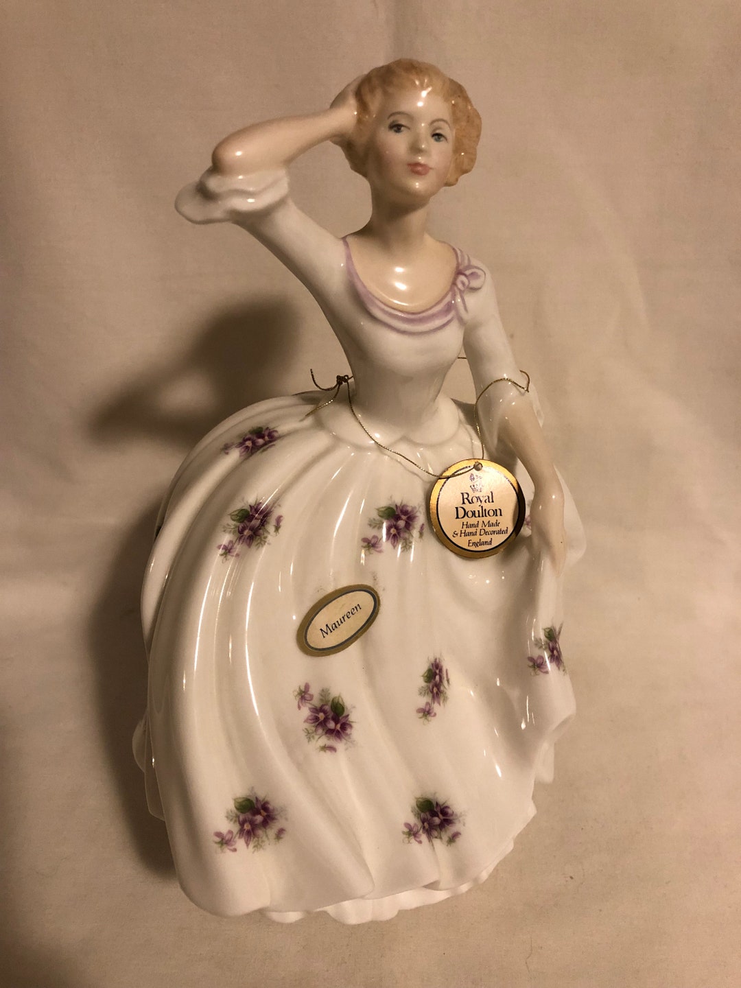 Vintage Royal Doulton Maureen Lady Figurine - Etsy