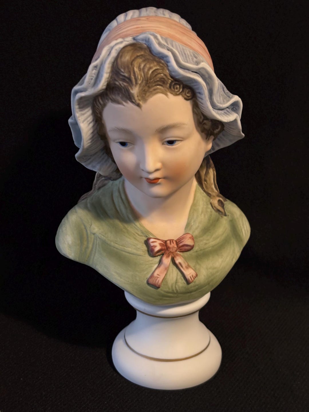 Vintage Large Ceramic Classic Gallery Lady Bust - Etsy