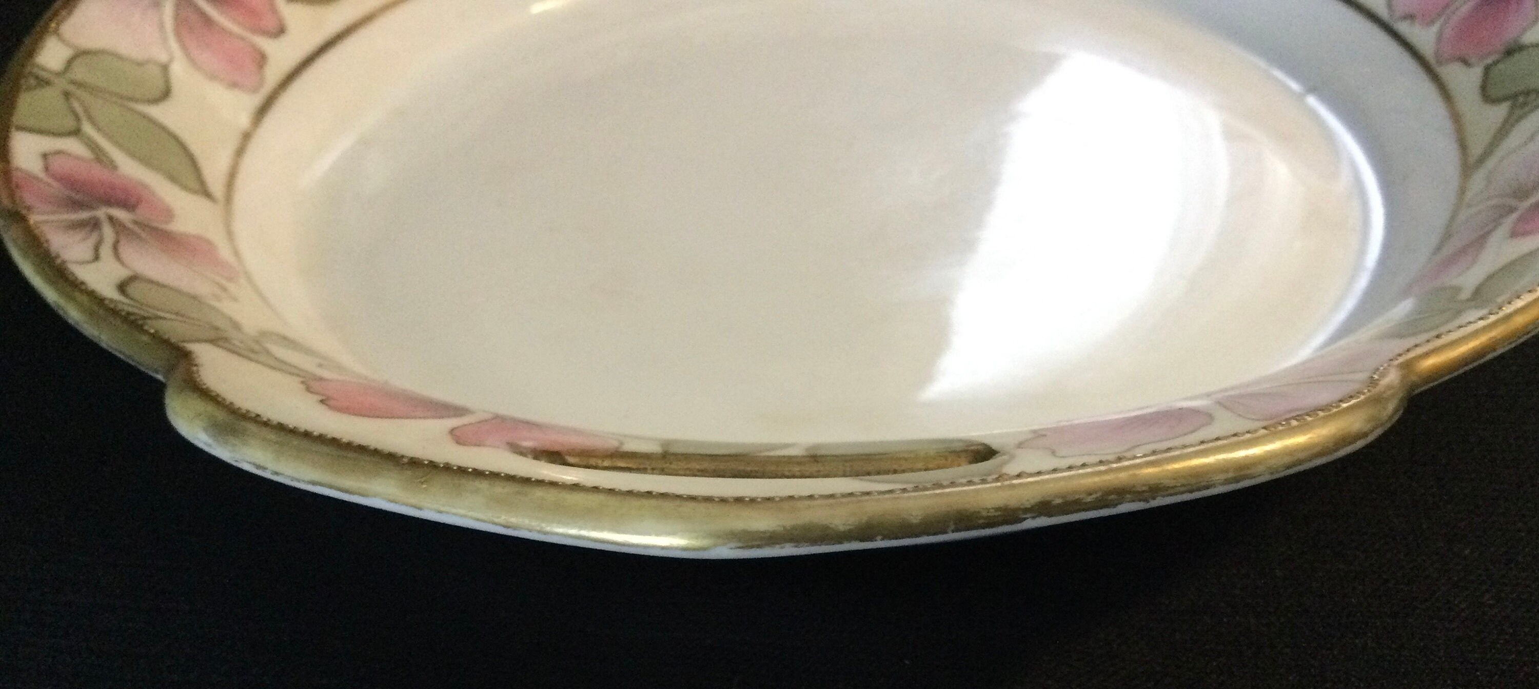 Vintage Nippon Hand Painted Purple Floral Pattern Two Handled - Etsy ...