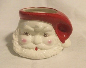 Antique Santa Planter - Etsy