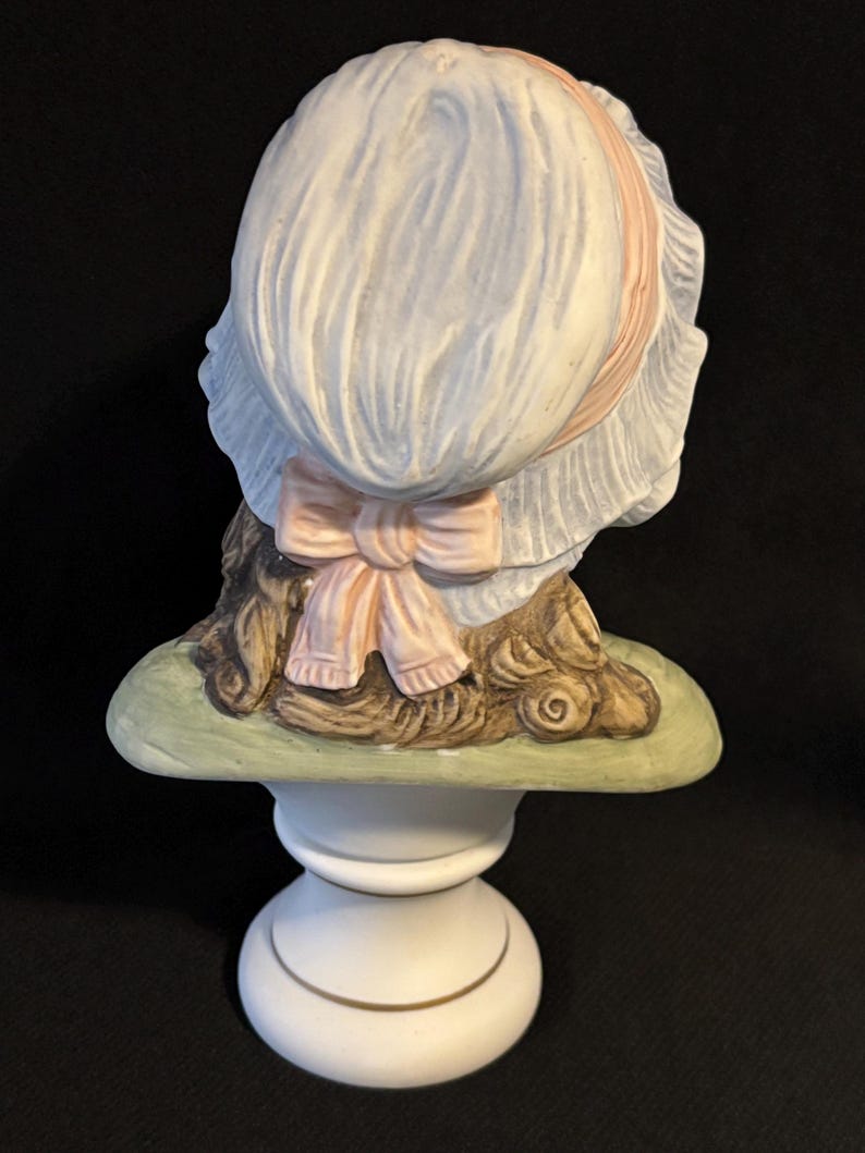 Vintage Large Ceramic Classic Gallery Lady Bust - Etsy