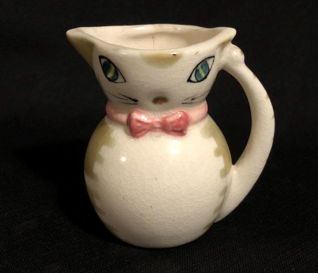 Vintage Kitsch Lipper & Mann Single Serve Cat Creamer as Is - Etsy