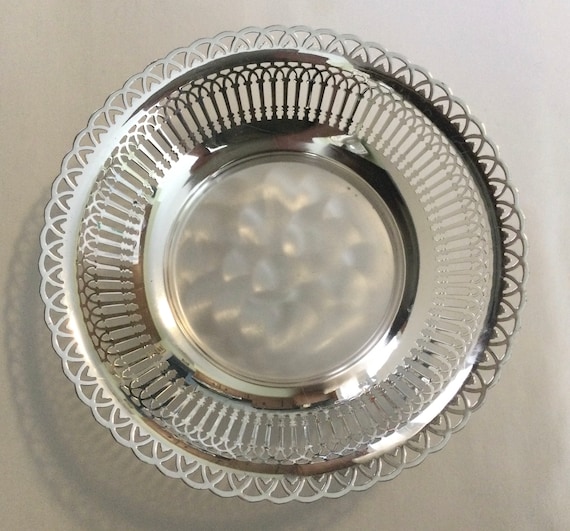 Vintage Wmf-ikora Pierced Pattern Silverplate Center Bowl | Etsy