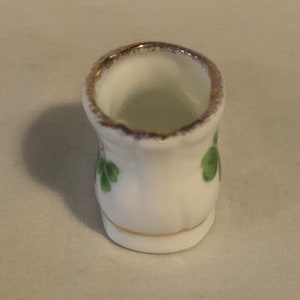 1983 Enesco Miniature Irish Shamrock Shoe Figurine - Etsy