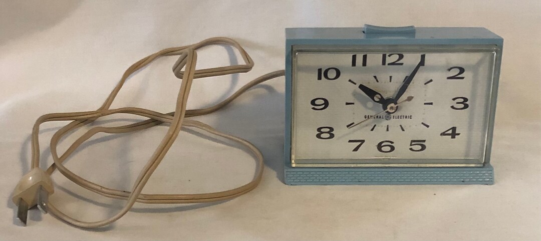 1960s Baby Blue General Electric Alarm Clock Model 7331 - Etsy