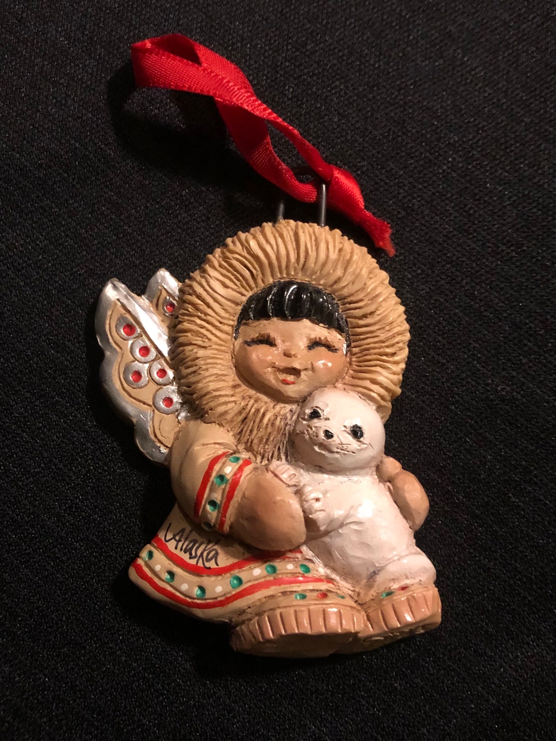 1991 Eski Angels Eskimo Angel Christmas Ornament - Etsy