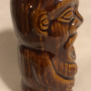 Vintage Orchids of Hawaii Brown Glaze Tiki Glass Made in Japan - Etsy