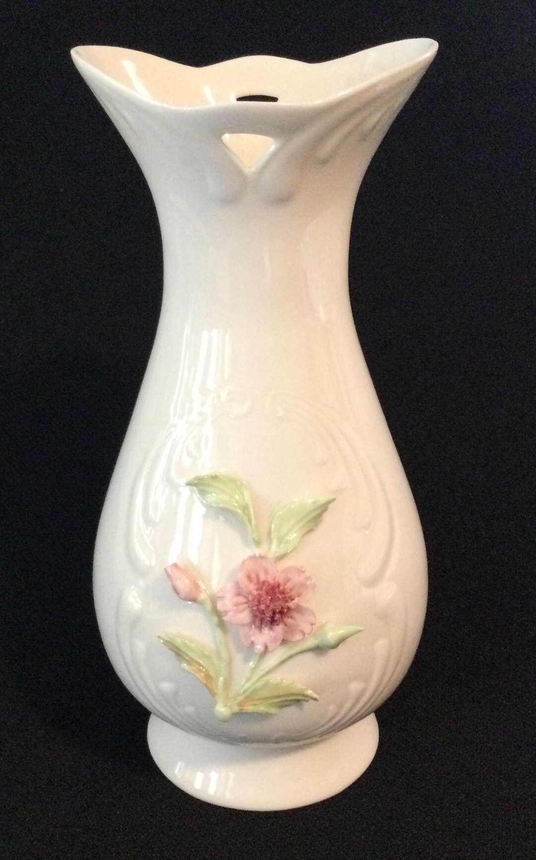 Vintage Donegal China Irish Parian Finner Flowered Vase - Etsy