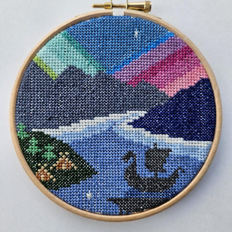 Northern Lights Viking - Etsy UK