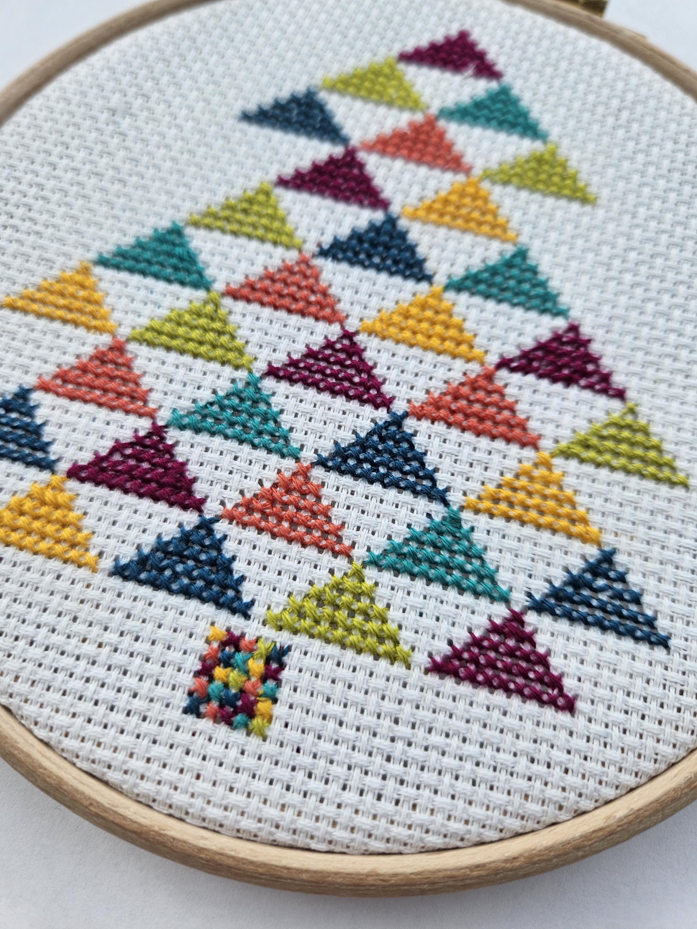Nordic Tree Cross Stitch Kit - Etsy