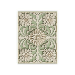 Medieval Style Floral Ornate Premium Art Paper Poster 210gsm 9mil 12 X ...