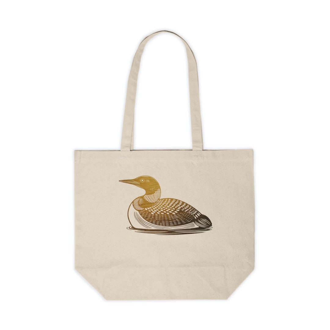 Canadian Loon Tote Bag A Natural Eco Friendly Cotton Canvas Shopping ...