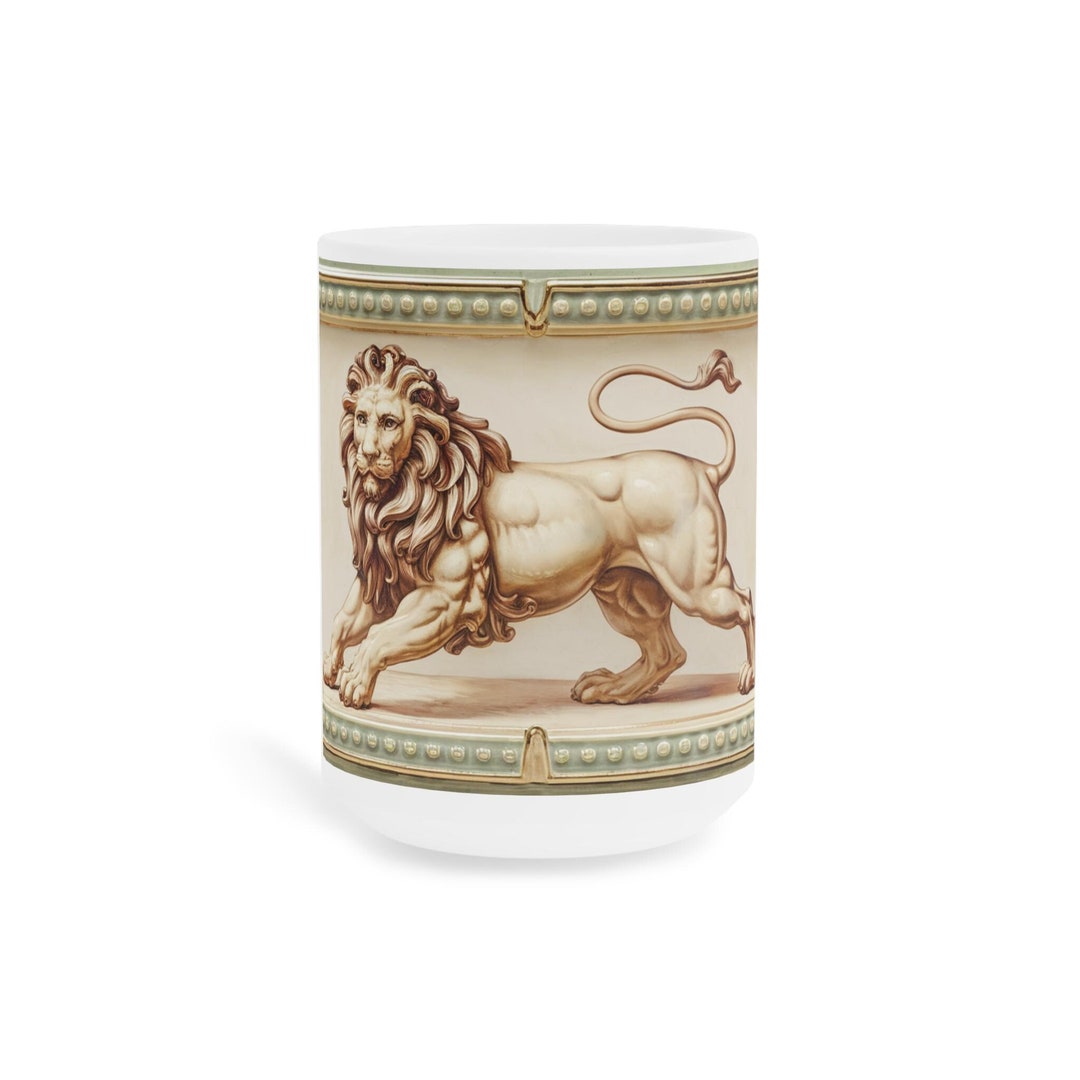 Leo Mug - Featuring the Most Regal of Beasts - the Beautiful Lion ...