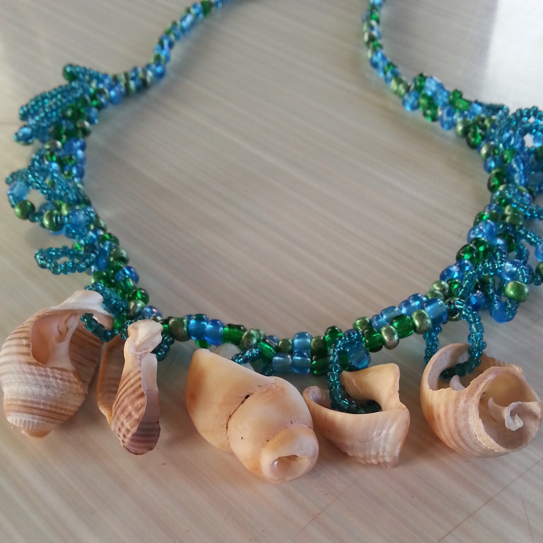 SHELL NECKLACE, Seashells, Mermaid, Ocean Vibes ,beach Vibes, Ocean ...