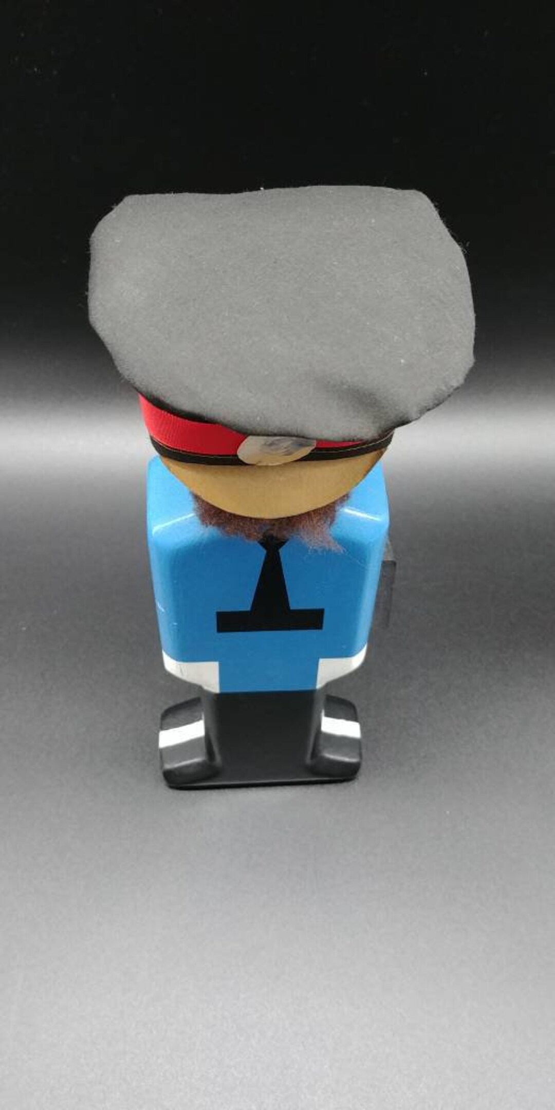 Wooden Police Officer Hand Painted Vintage Novelty Cop - Etsy