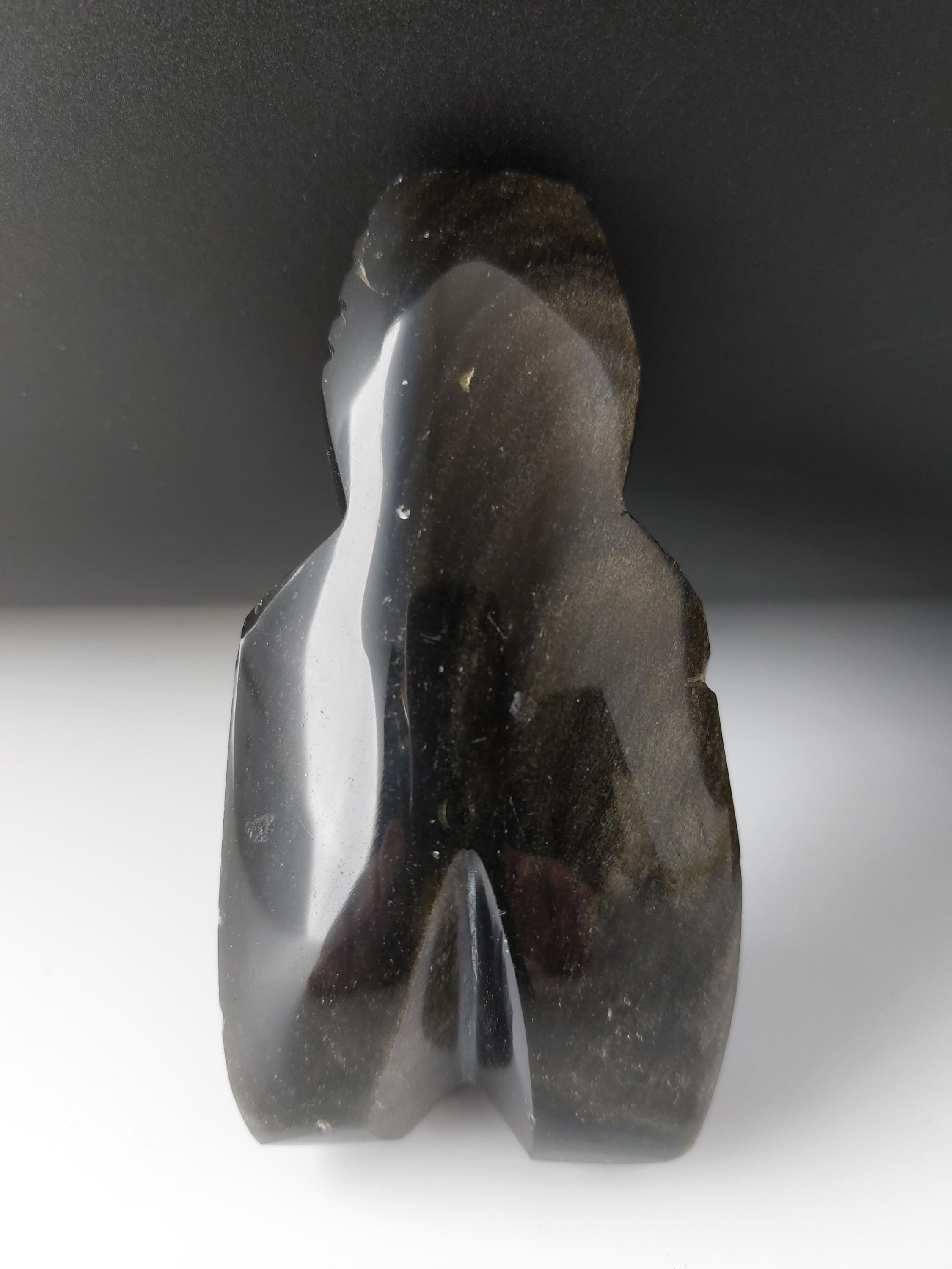 Obsidian Aztec God Sculptures, Black Mayan Idols Set - Etsy