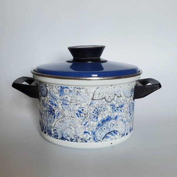 Enamel Pot - Etsy