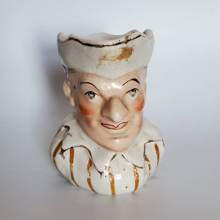 Antique Punch & Judy Mug Toby Jug Jester Figure Punch 1850s - Etsy