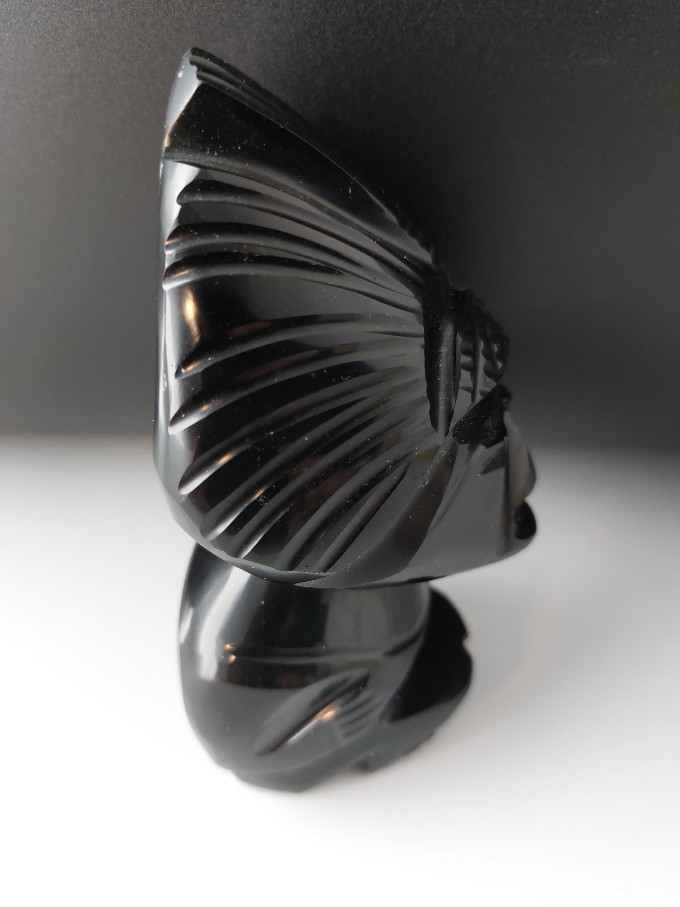 Obsidian Aztec God Sculptures, Black Mayan Idols Set - Etsy