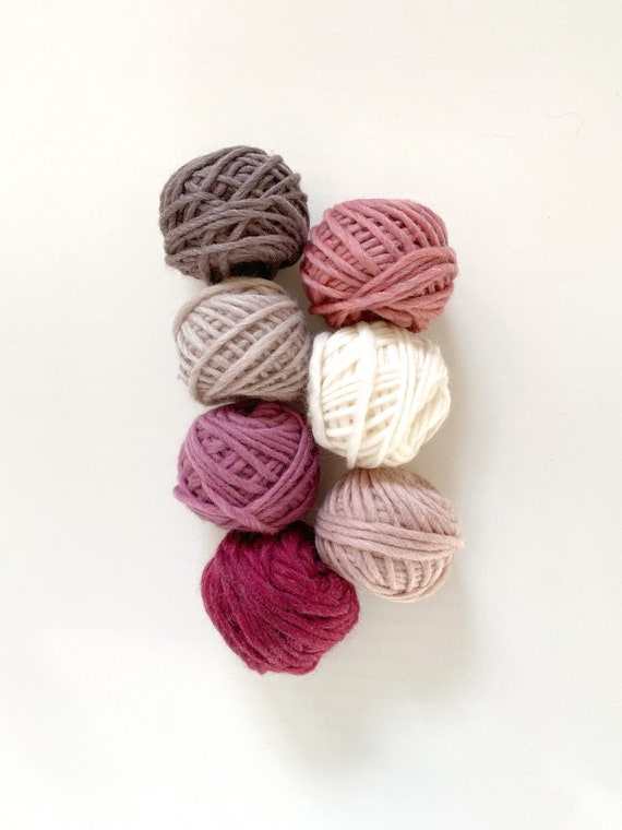 Yarn Pack for Punch Needle / Fibre Pack 100% Pure Wool / Super | Etsy