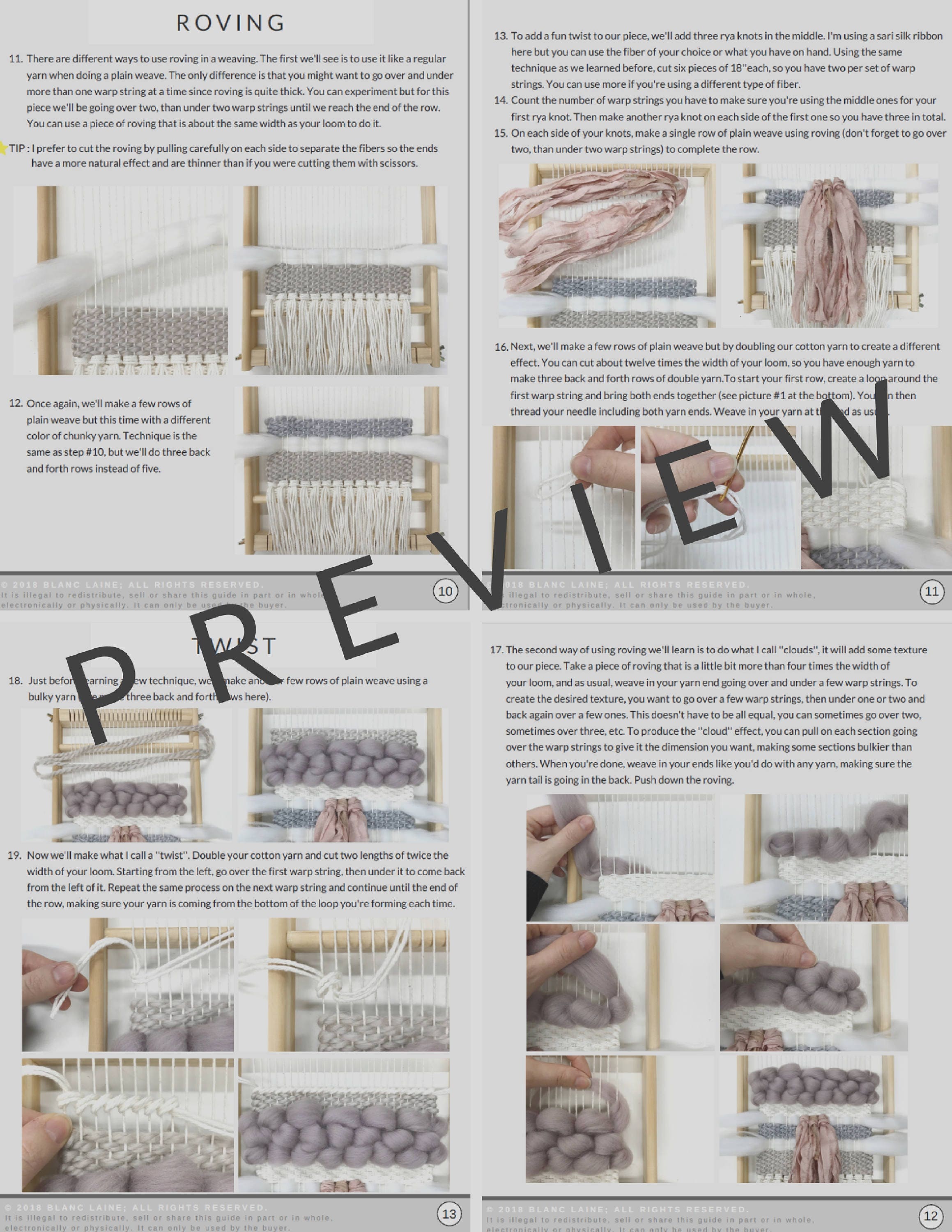 PDF FILE ONLY english Version / Learn to Weave / Weaving - Etsy