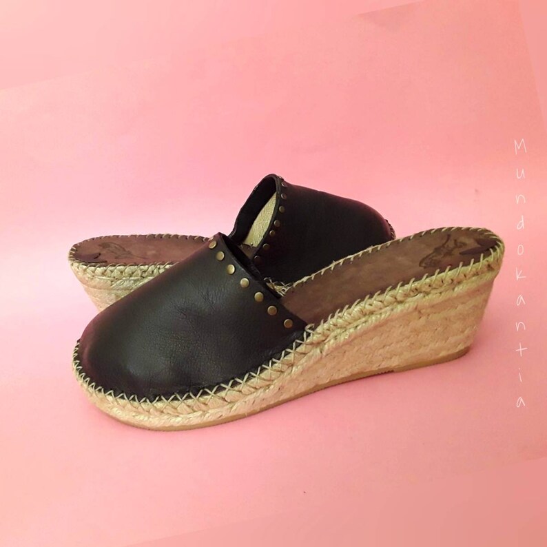 Clog Espadrille Skin. Clog Skin Half Wedge Esparto. Clog Wedge Natural ...