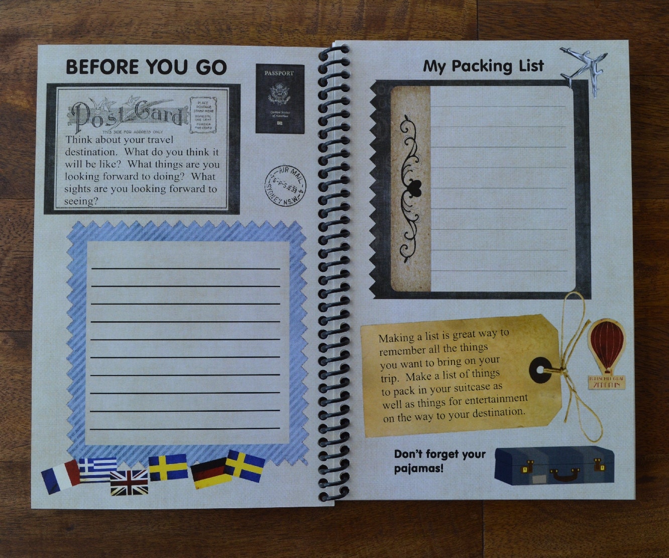 My Travel Journal A Children's Travel Diary. A Keepsake or Gift for a ...