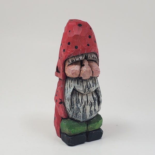 Hand Carved Gnomes - Etsy