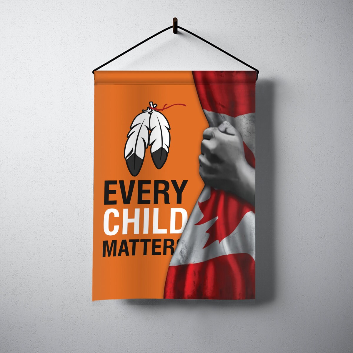 Canada Indigenous Native Orange Day Flag, Every Child Matters Garden ...