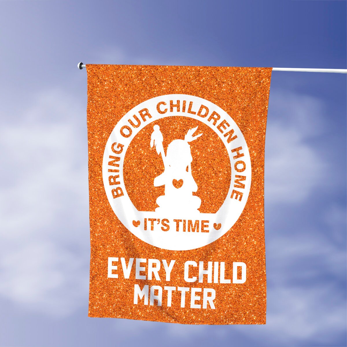 Orange Every Child Matters Flag,Protect Children Flag sold by Arunas ...