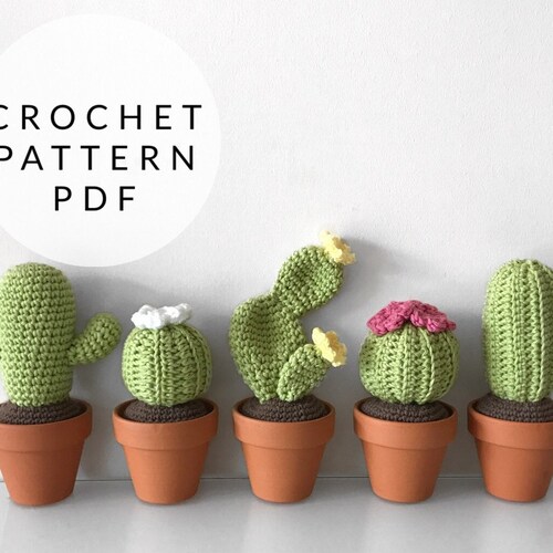 Cactus Hand CROCHET PATTERN / Amigurumi Cactus PDF English - Etsy