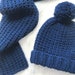 Knitting Pattern - Blue Steel Knit Scarf & Beanie - Etsy